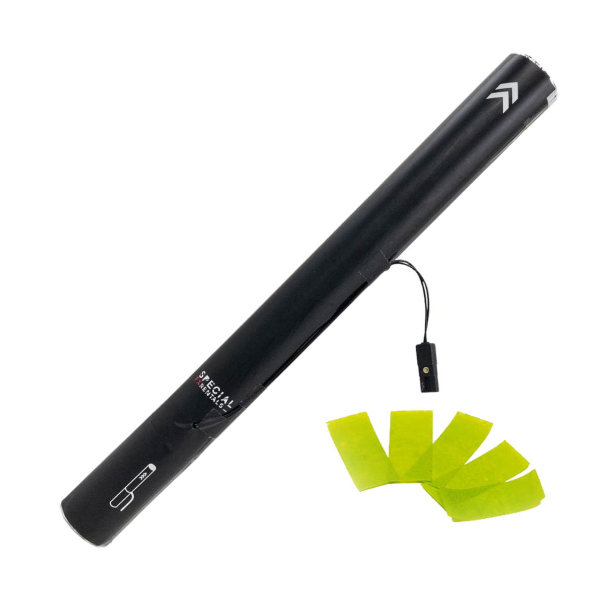 19″ Light Green Rectangle Tissue Confetti Electric E-Cartridge Confetti ...