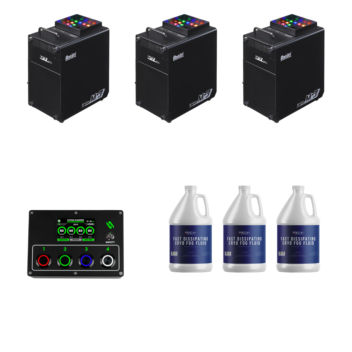 Antari M7X RGBA Vertical Fogger Rental Package (3 Pack) | Special FX ...