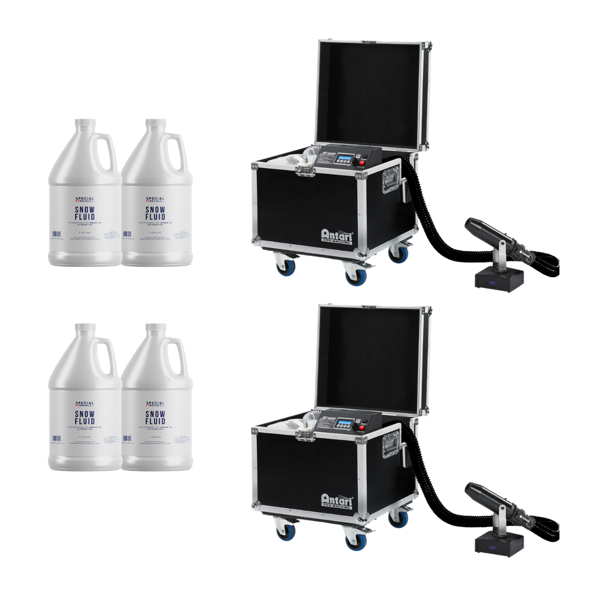 Antari S-500DXL Silent Snow Machine Rental Package (2 Pack) | Special ...