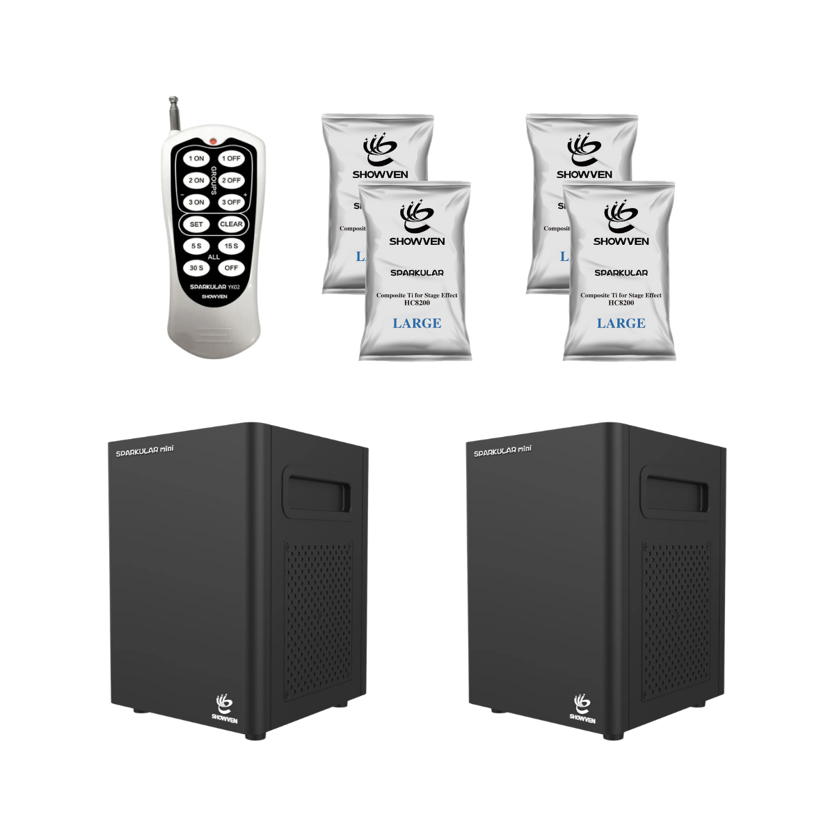 Showven Sparkular Mini Rental Package (2 Pack) | Special FX Rentals ...