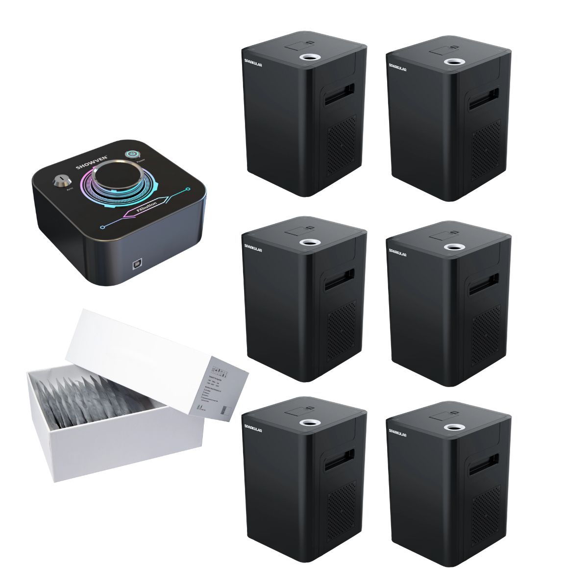Showven Sparkular Rental Package (6 Pack) | Special FX Rentals