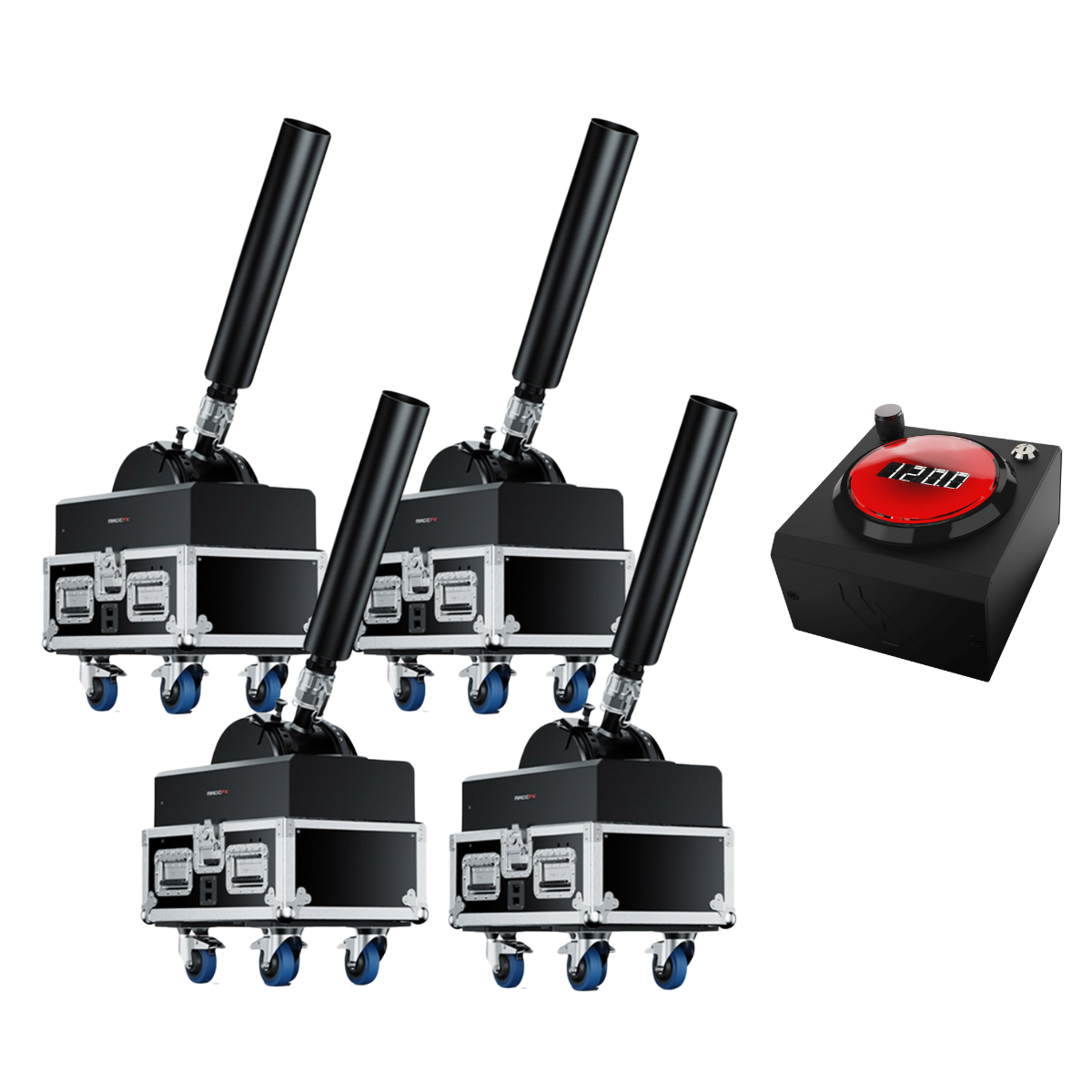 Stadium Shot III Confetti Cannon Rental Package (4 Pack) | Special FX ...